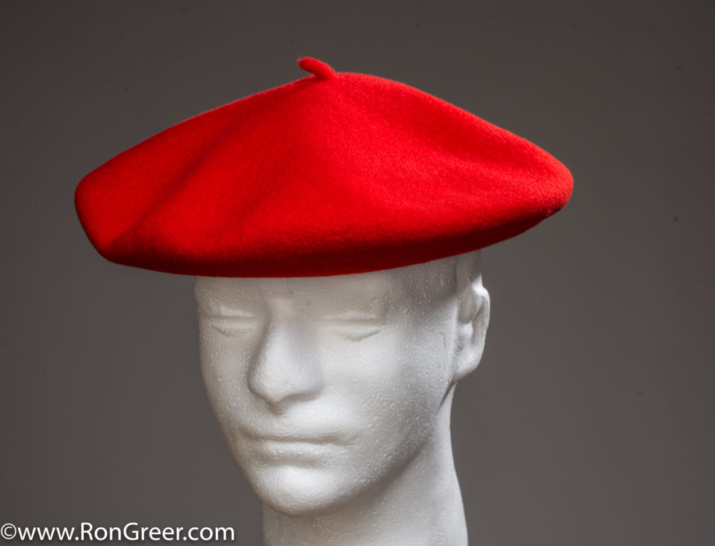 11 inch (28cm) Basque Beret, in custom colors - Ron Greer