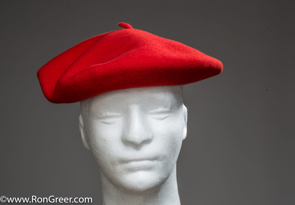 11 inch (28cm) Basque Beret, in custom colors - Ron Greer